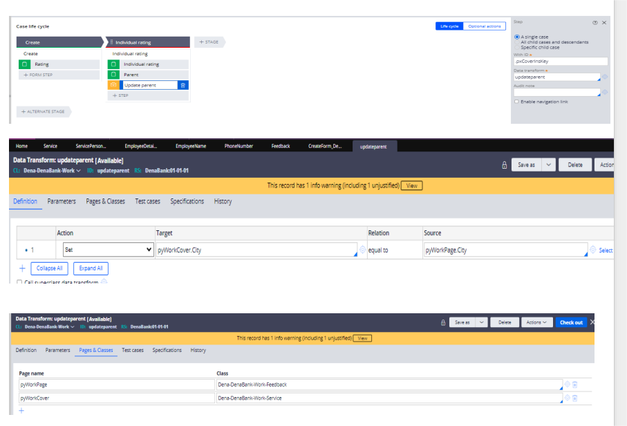 Data propagation from child case to parent case ? | Support Center
